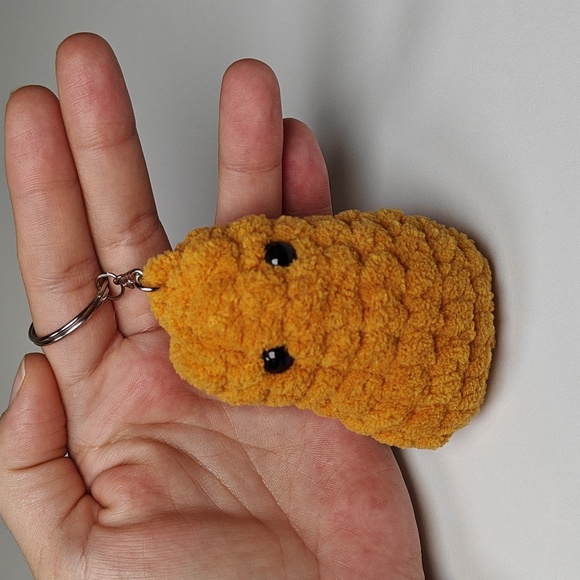 Art | Crochet Chicken Nugget Keychain | Poshmark
